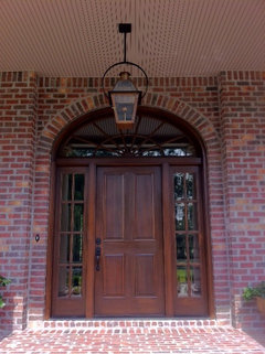 Arch above front door