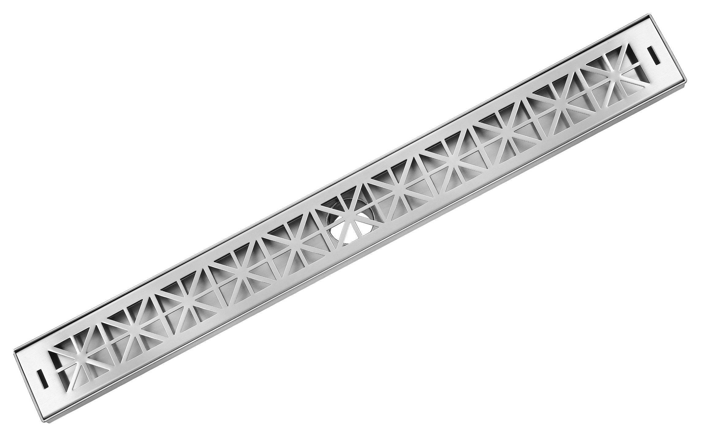 LUXE Roman Grate Linear Drain, 26" - Contemporary - Tub And Shower Parts - by LUXE Linear Drains ...