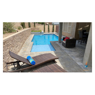 20 Pool Designs Under 600 sq ft - Pool - Las Vegas - by Paragon Pools ...