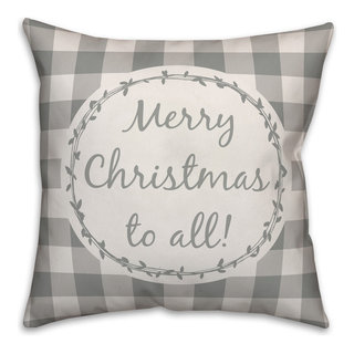 Snowflake Pattern Pillow, 20x20 - Farmhouse - Decorative Pillows - by ...