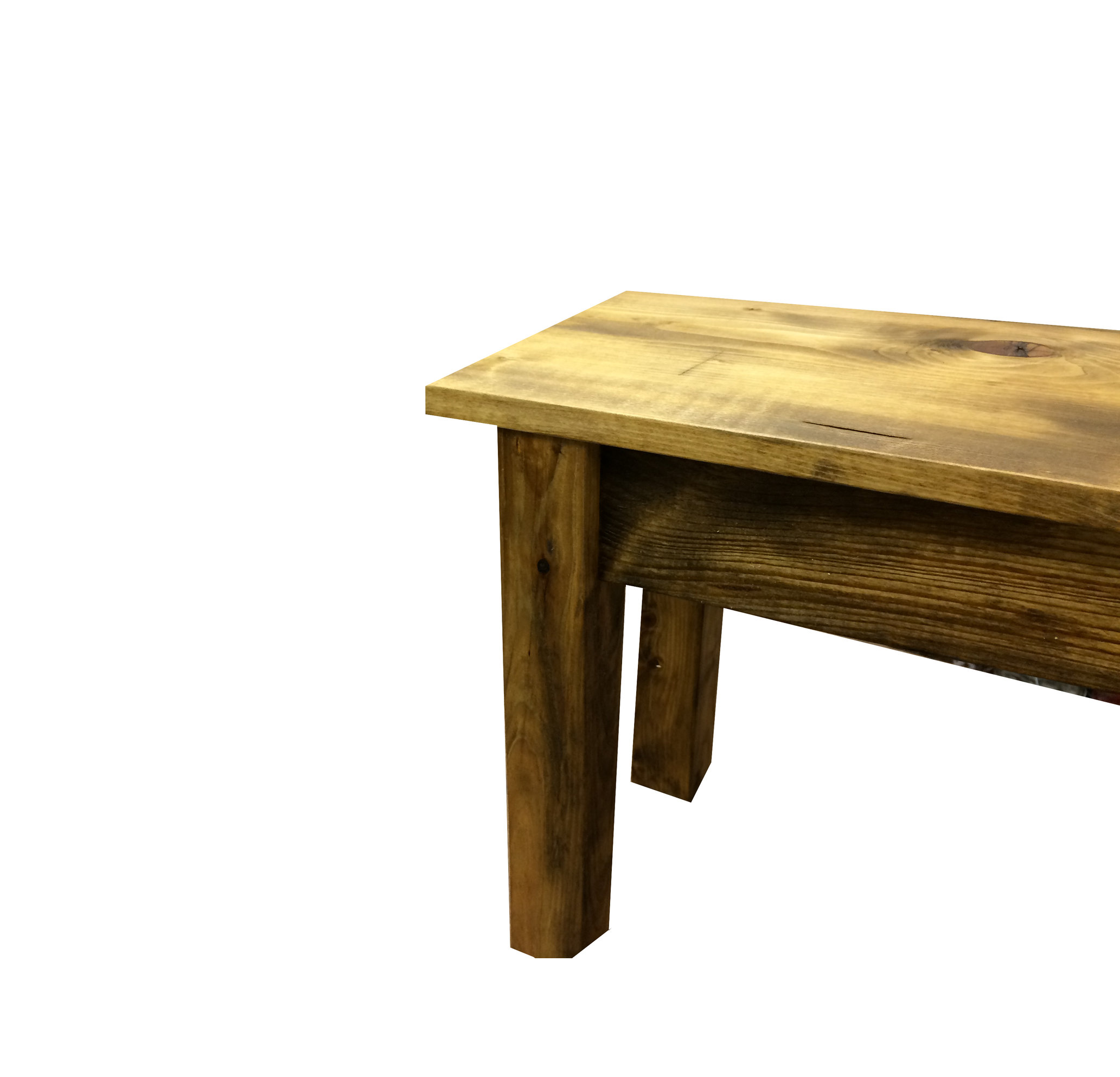 Barnwood Bench, 60" - Rustic - Dining Benches - by Ezekiel & Stearns ...