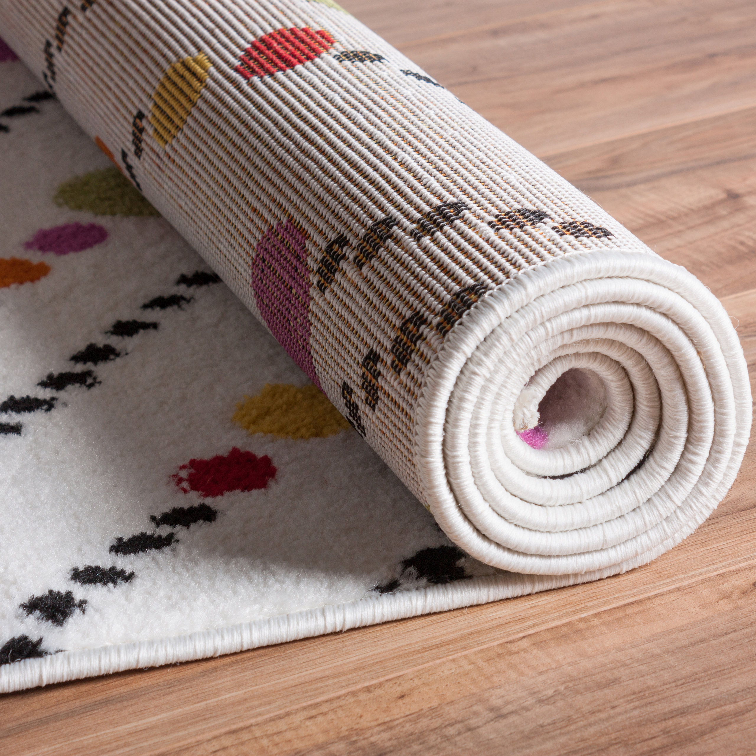 Well Woven Star Bright White Area Rug, 5'x7' - Contemporary - Kids Rugs ...