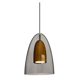 Dano 1 Light Pendant Lighting, Bronze, LED - Contemporary - Pendant ...