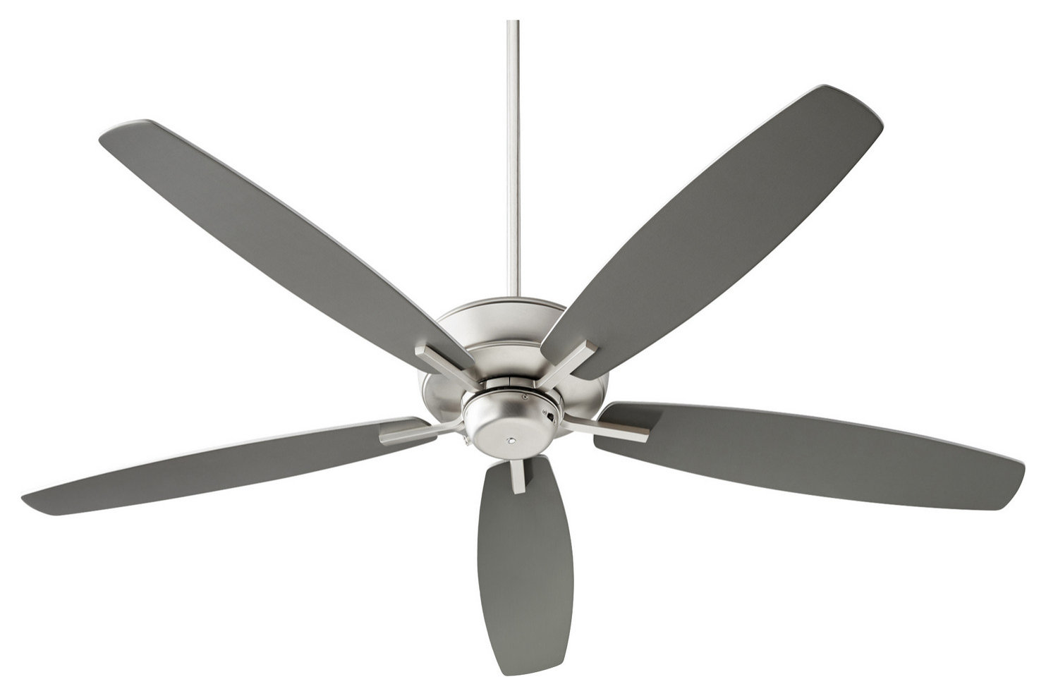 Breeze 60" Transitional Ceiling Fan in Satin Nickel - Transitional ...
