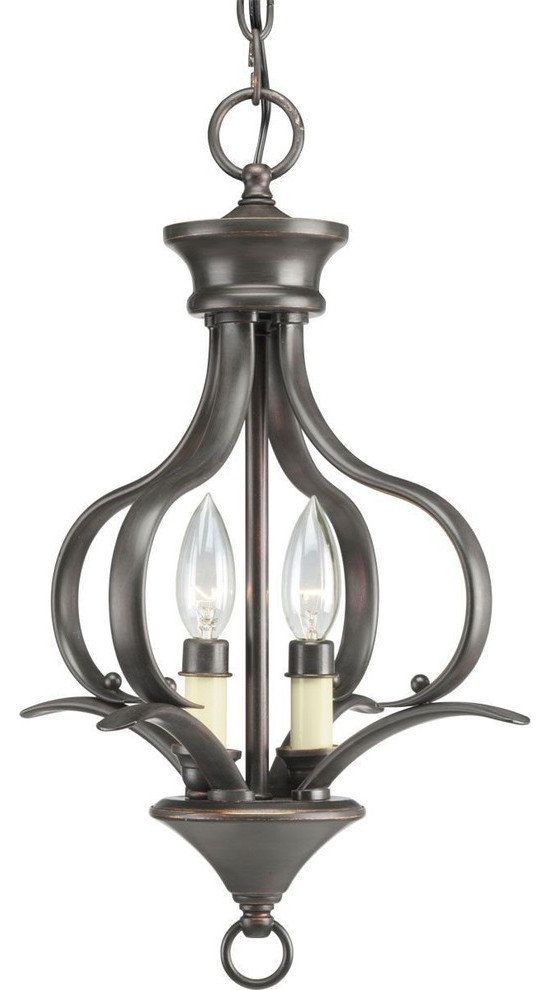 Progress Lighting Trinity 2-Light, Foyer, Antique Bronze - Traditional ...