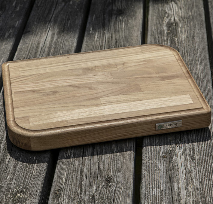 Legnoart Arena Natural Oak Wood Butcher Block, Large - Modern - Cutting ...