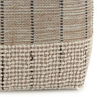Elmer Square Woven Pouf - Transitional - Floor Pillows And Poufs - by Simpli Home Ltd. | Houzz
