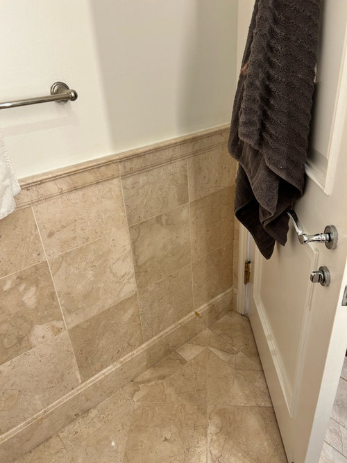 Changing bathroom door
