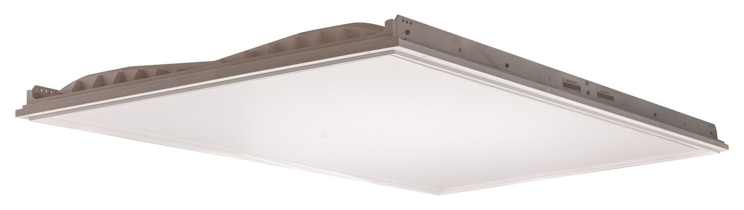 2x4 55W 100-277 Volt Recessed LED Ceiling Panel Fixture White ...