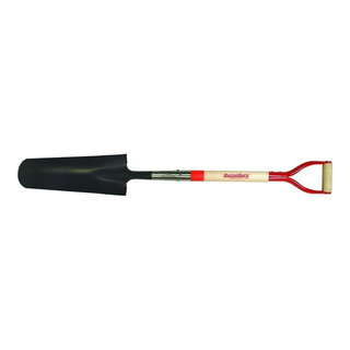 Razorback Round Point Drain Spade, 16"x4.75" - Traditional - Gardening ...
