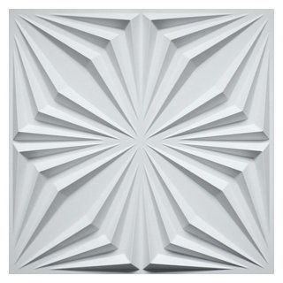 White Abstract 3D Wall Panels - Contemporary - Wall Panels - by Dundee ...