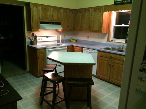 Ugliest kitchen ever!