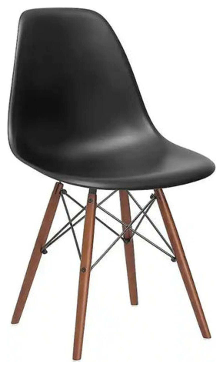 Eiffel Chair Walnut Base - Midcentury - Dining Chairs - by AFB Decor ...