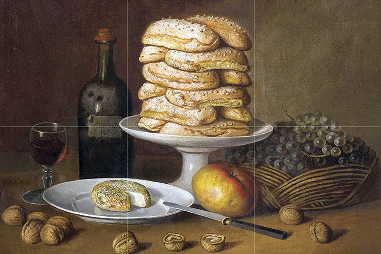 Tile Mural Kitchen Bathroom Wall Backsplash Still Life With Biscuits, 6 ...