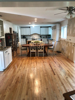 Need help deciding what to do with empty space in large kitchen