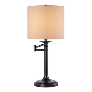 Landon Table Lamp, 21.25" H x 14.5" L x 14.5" W - Traditional - Table ...
