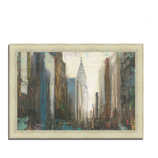 "Urban Movement I Ny" By Myles Sullivan, Framed Painting Print, Ready ...