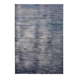 Weave & Wander Armada Minimal Navy Blue/Blue Rug, 1'8"x2'10 ...