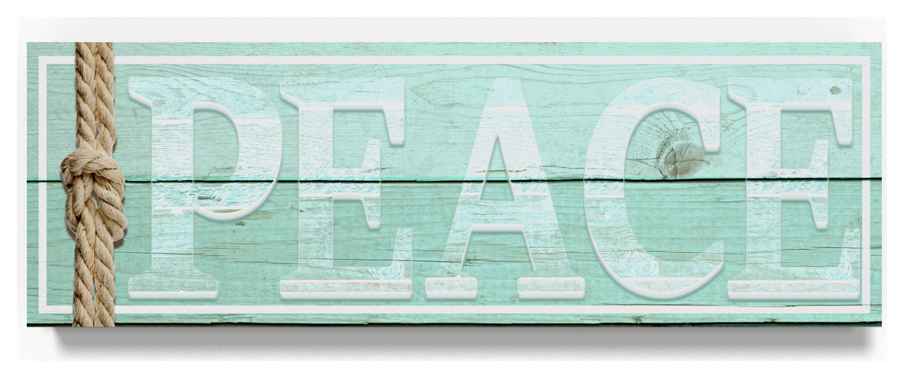 "Gypsy Sea Peace" by Lightboxjournal, Canvas Art, 16"x47" - Beach Style ...