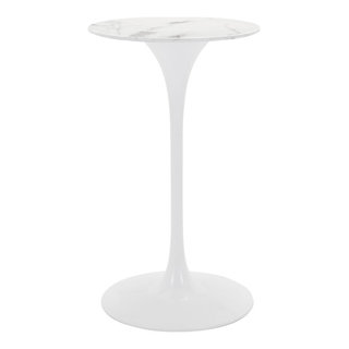 Dylan Bar Table White - Midcentury - Indoor Pub And Bistro Tables - by ...