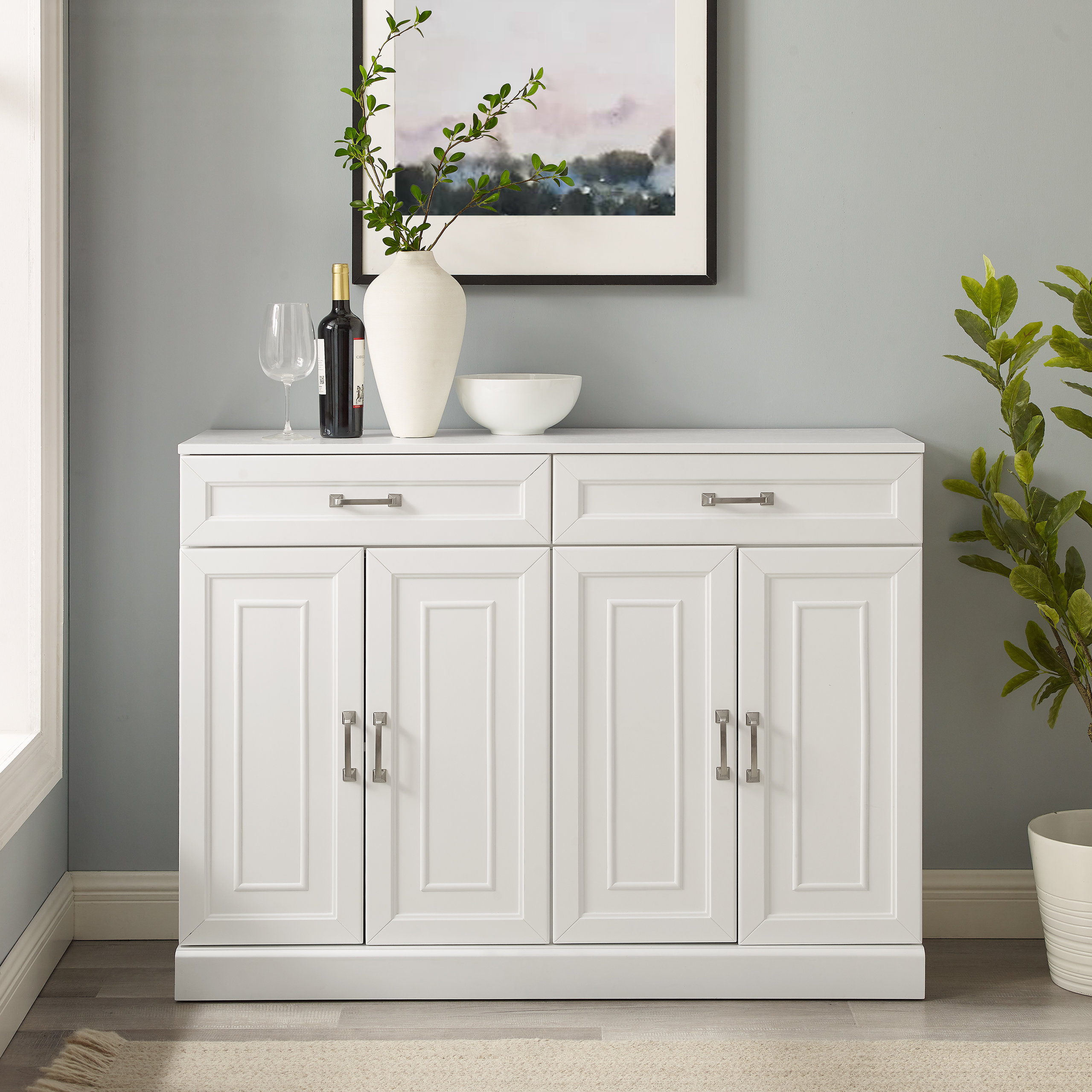 Stanton Sideboard White - Transitional - Buffets And Sideboards - by ...