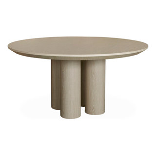 Bellevue Round Dining Table, 59", Transitional - Transitional - Dining ...