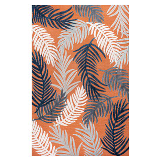 Montego Tropical Indoor/Outdoor Runner Rug, 8x10 - Tropical - Outdoor ...