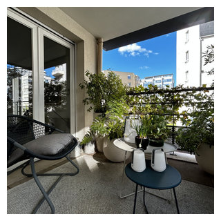 Issy-les-Moulineaux - Aménagement paysager d'une mini-terrasse ...