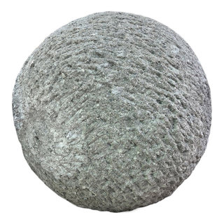 Stone Garden Sphere 24" - Contemporary - Garden Statues And Yard Art ...