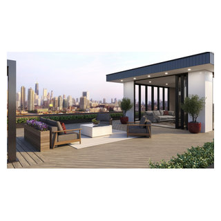 Trex Transcend® Lineage™ Decking: Biscayne - Contemporary - Patio ...