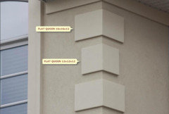 Stucco quoin illusions