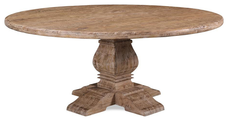 Pengrove 72-Inch Round Mango Wood Dining Table - French Country ...