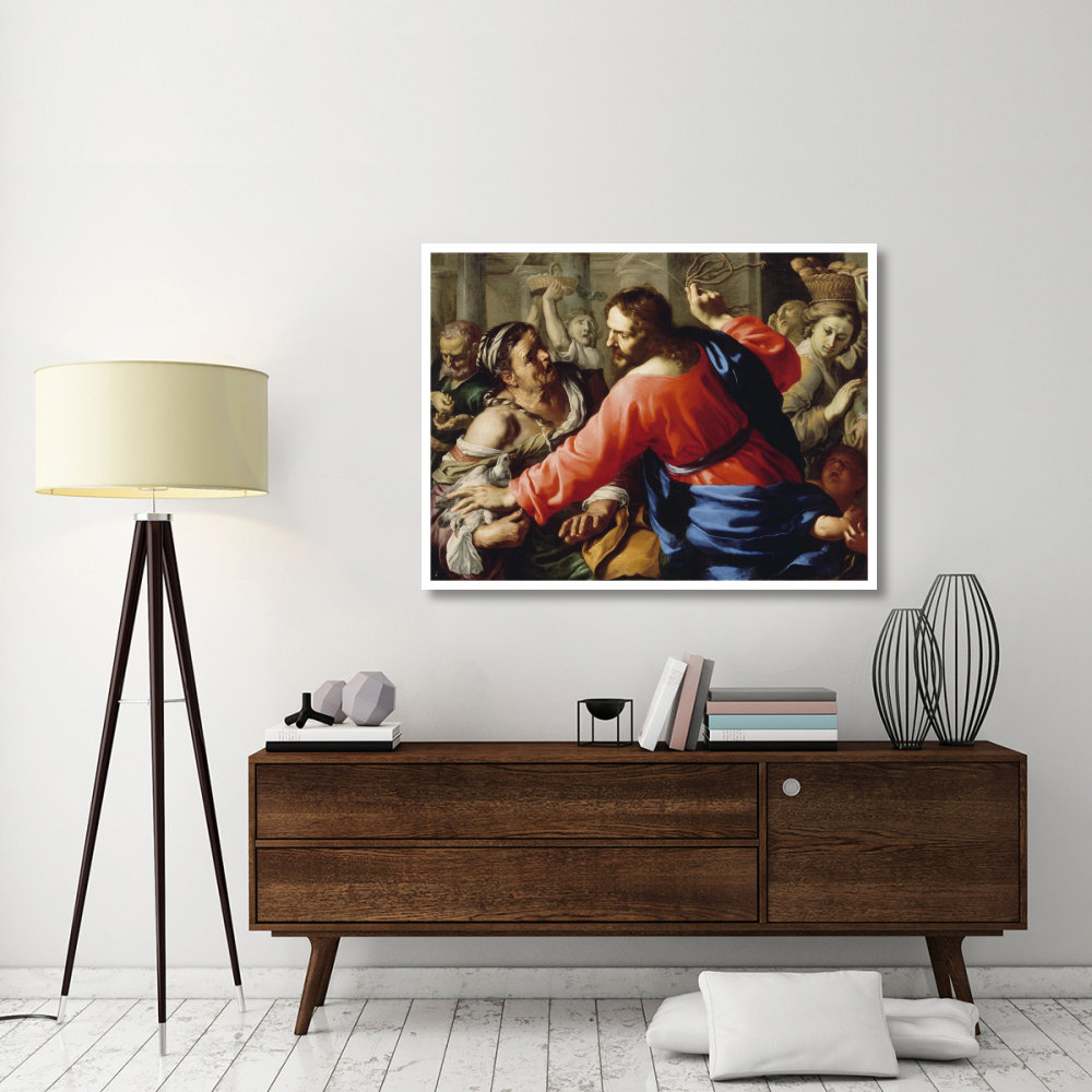 "Christ Cleansing the Temple" Digital Paper Print by Bernardino Mei, 18 ...