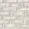 Appleton Gray Faux Weathered Brick Wallpaper, Sample, Swatch ...