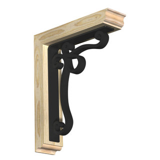 Orleans Traditional Ironcrest Bracket, 16"x19" - Mediterranean ...