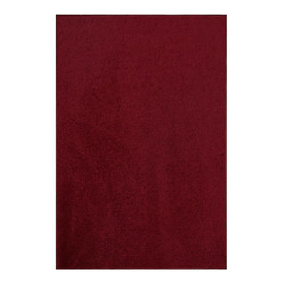 Furnish My Place Burgundy Solid Color Rug Made In Usa, 2' x 6 ...