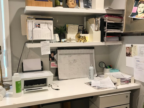 create space, storage and free clutter in home office