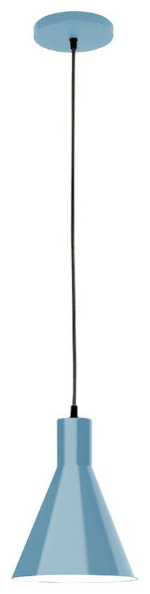 Montclair Lightworks 8" J-Series 82" Pendant, BK Cord/Canopy, LTBL ...