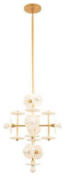 9 Light Pendant In Modern Style-26.375 Inches Tall and 20 Inches Wide ...