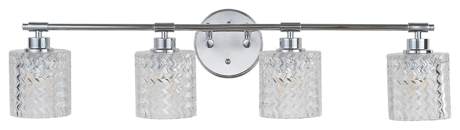 JONATHAN Y Lighting JYL3551 Spaulding 4 Light 32"W LED Bathroom ...