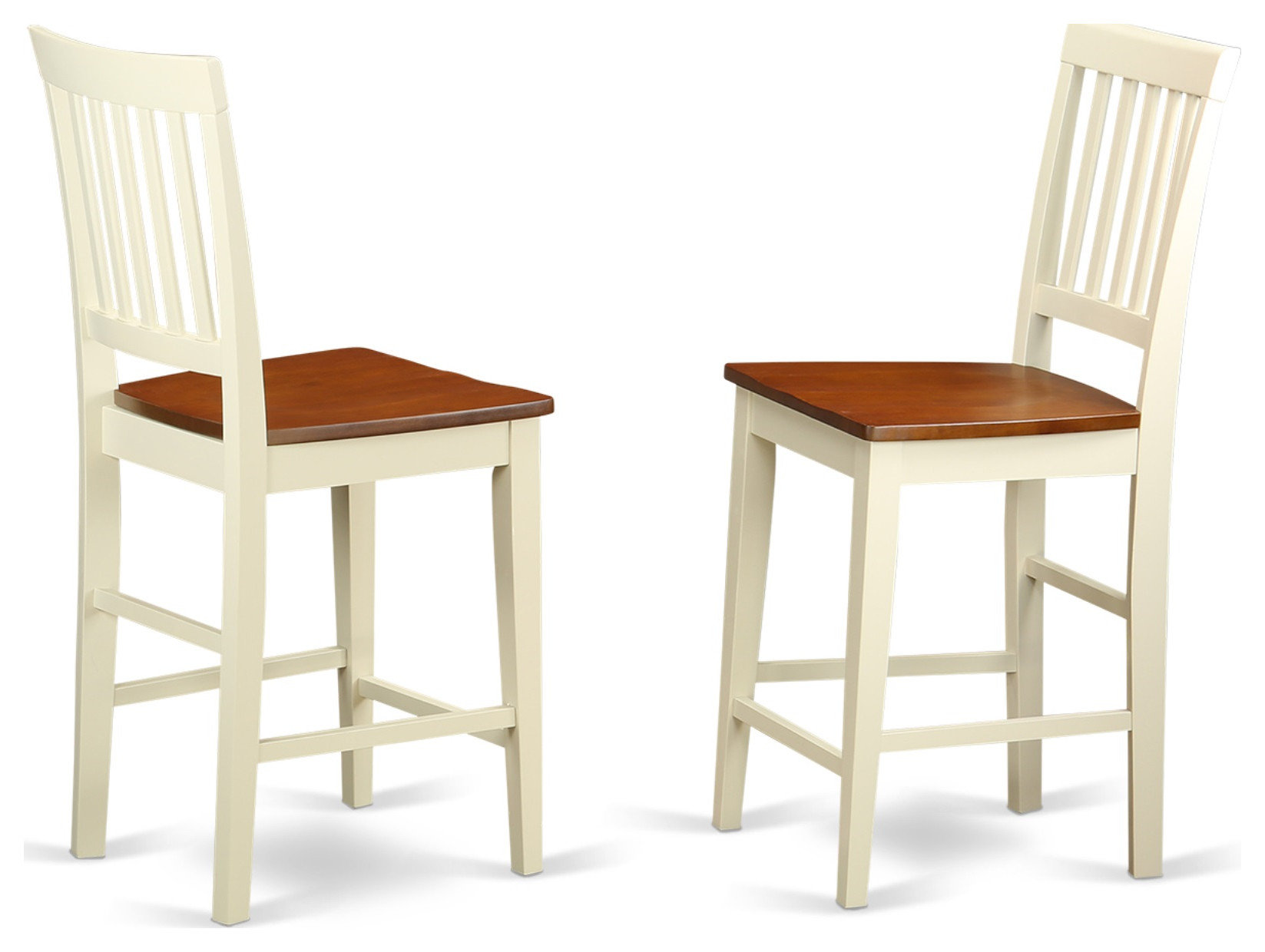 3-Piece Pub Table Set, Square Pub Table and 2 Counter Height Chairs ...