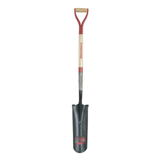 Razor-Back 2597400 Drain Spade With Wood Handle/D-Grip, 16", 16 ...