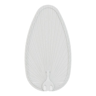 Islander DC 22" Indoor/Outdoor Narrow Oval Palm Blade Set of 5 Matte ...