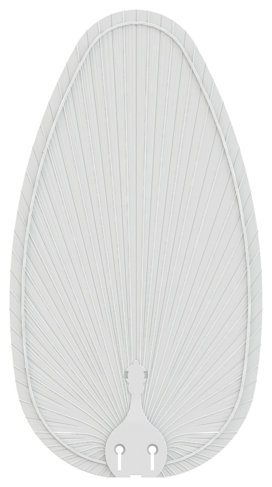 Islander DC 22" Indoor/Outdoor Narrow Oval Palm Blade Set of 5 Matte ...