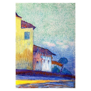 Emile Jourdan Palm Tree in Brittany, 18"x27" Wall Decal, 18x27 ...