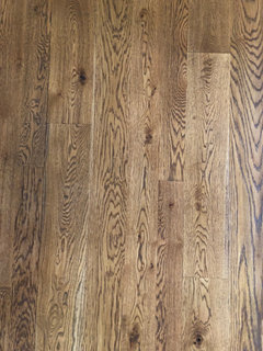 Refinishing character grade white oak to bare look?