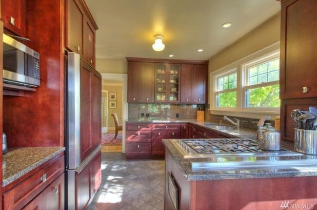 Rustic and Refined Blend in a Jewel Box Kitchen