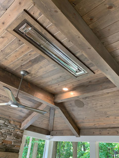 Recommendations for ceiling mounted electric heaters for outdoor Patio