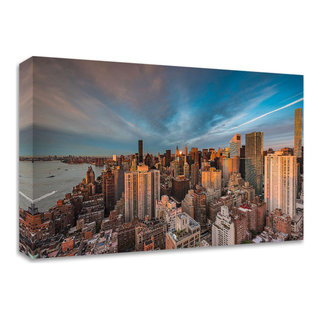 "New York Morning" by Bruce Getty, Print on Canvas, 36"x24", 36 x 24 ...
