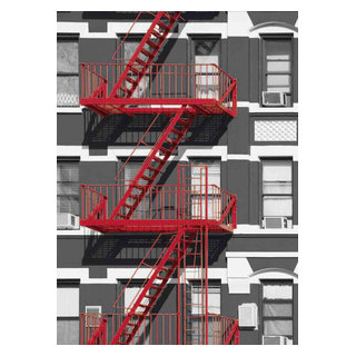 Fire Escape Wall Mural DM432 - Contemporary - Wall Decals - by The Home ...